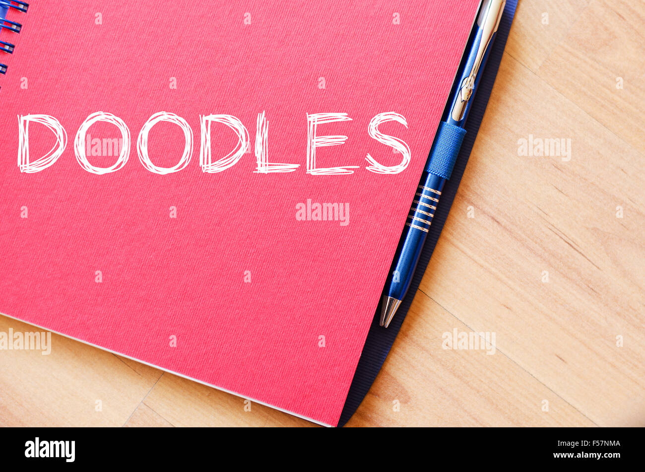 Doodles text concept write on notebook Stock Photo - Alamy