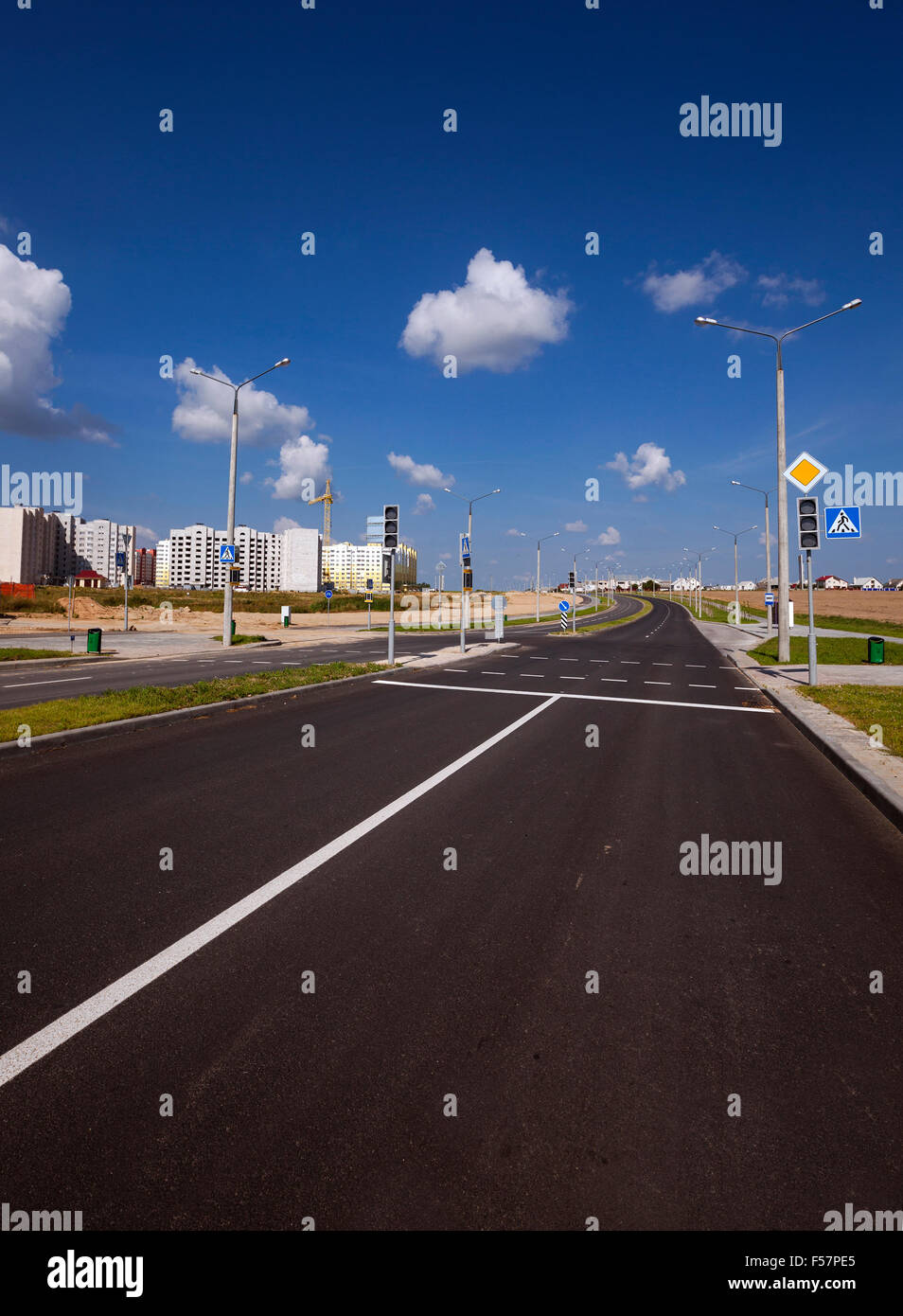 the new road Stock Photo - Alamy