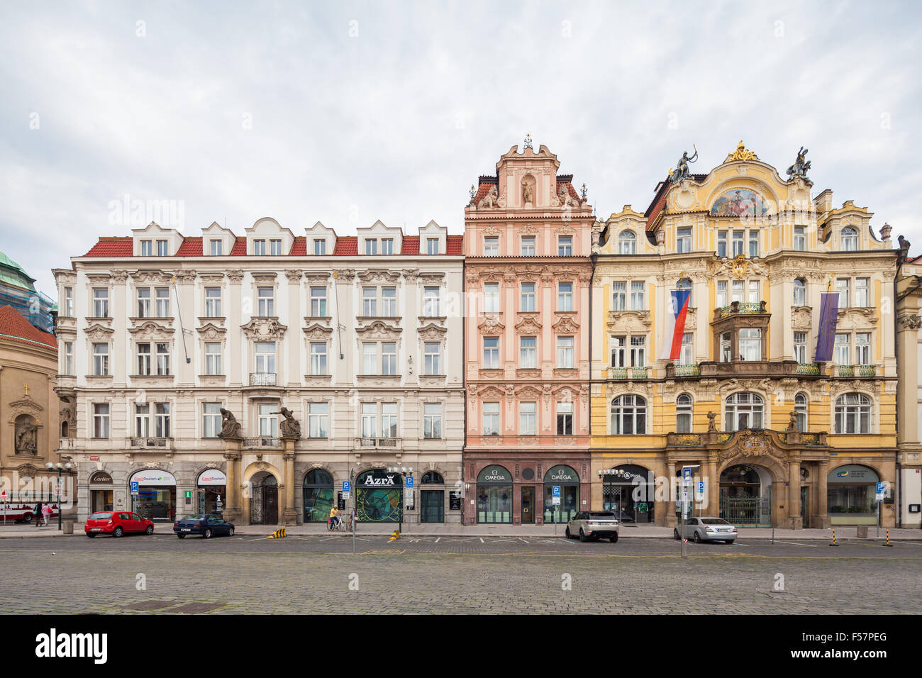 Beautiful buildings in Prague Stock Photo - Alamy
