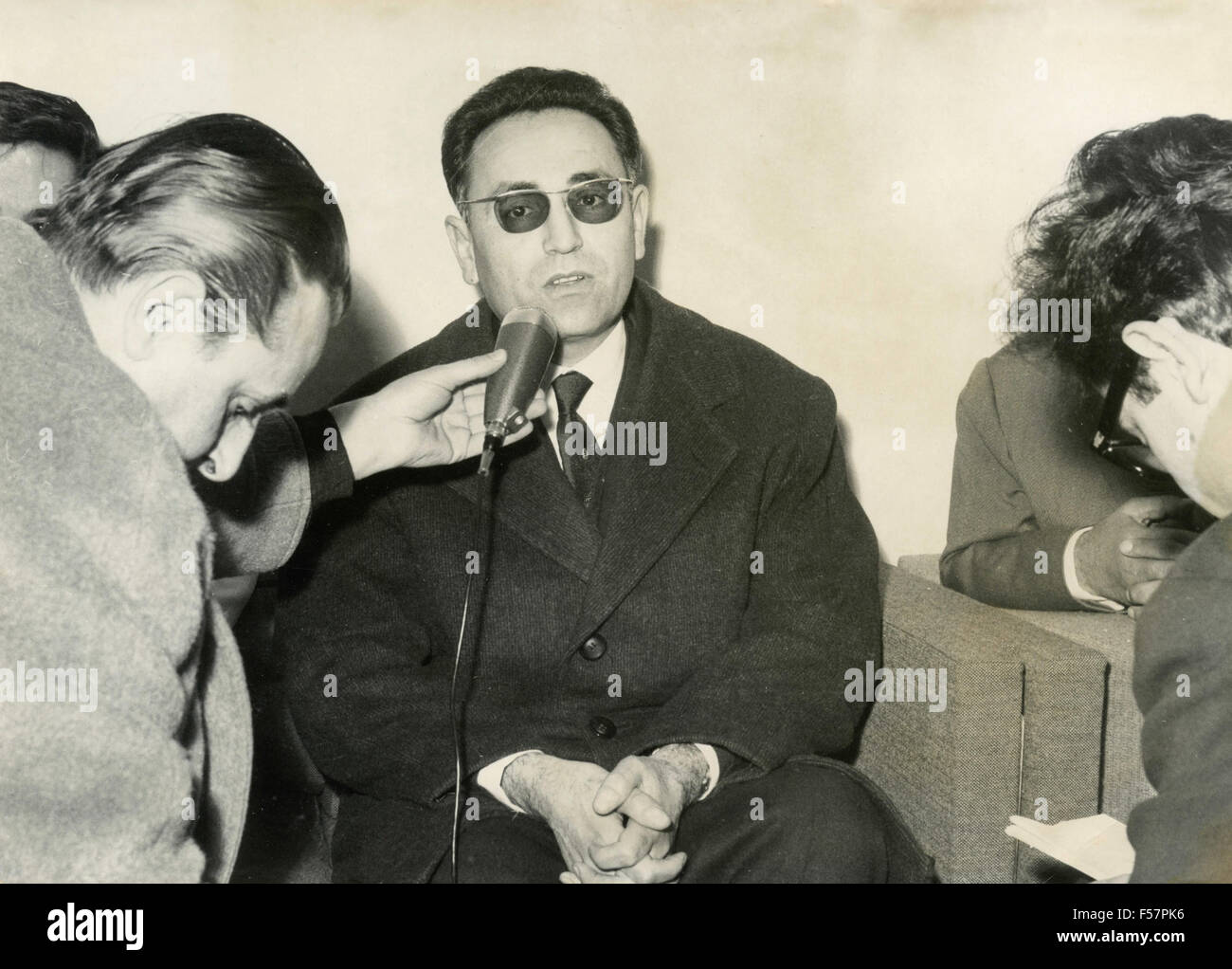 The chairman of the provisional government of Algeria Ben Khedda Stock ...