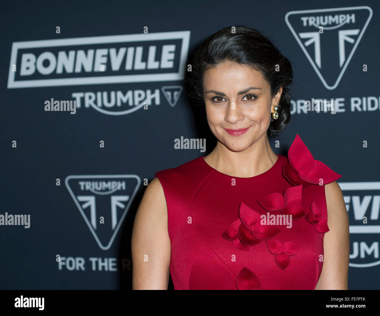 London, UK. Gul Panag at theTriumph Motorcycles VIP launch party, The ...