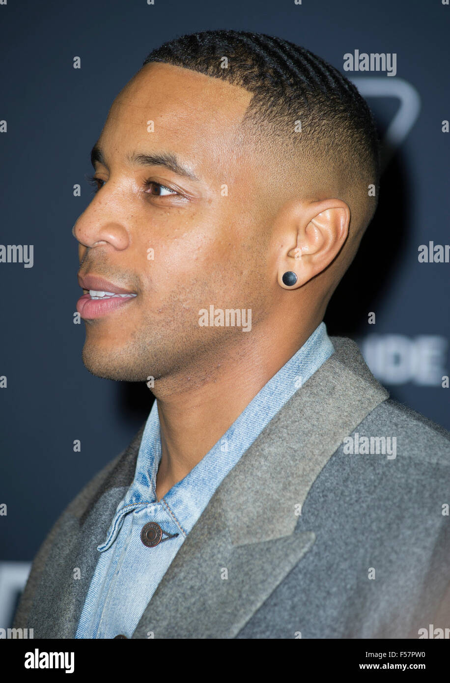 London, UK. Reggie Yates at theTriumph Motorcycles VIP launch party ...
