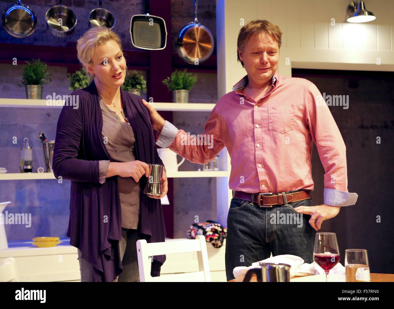London, UK. 29th October, 2015. Shaun Dooley and Sara Stewart at the ...