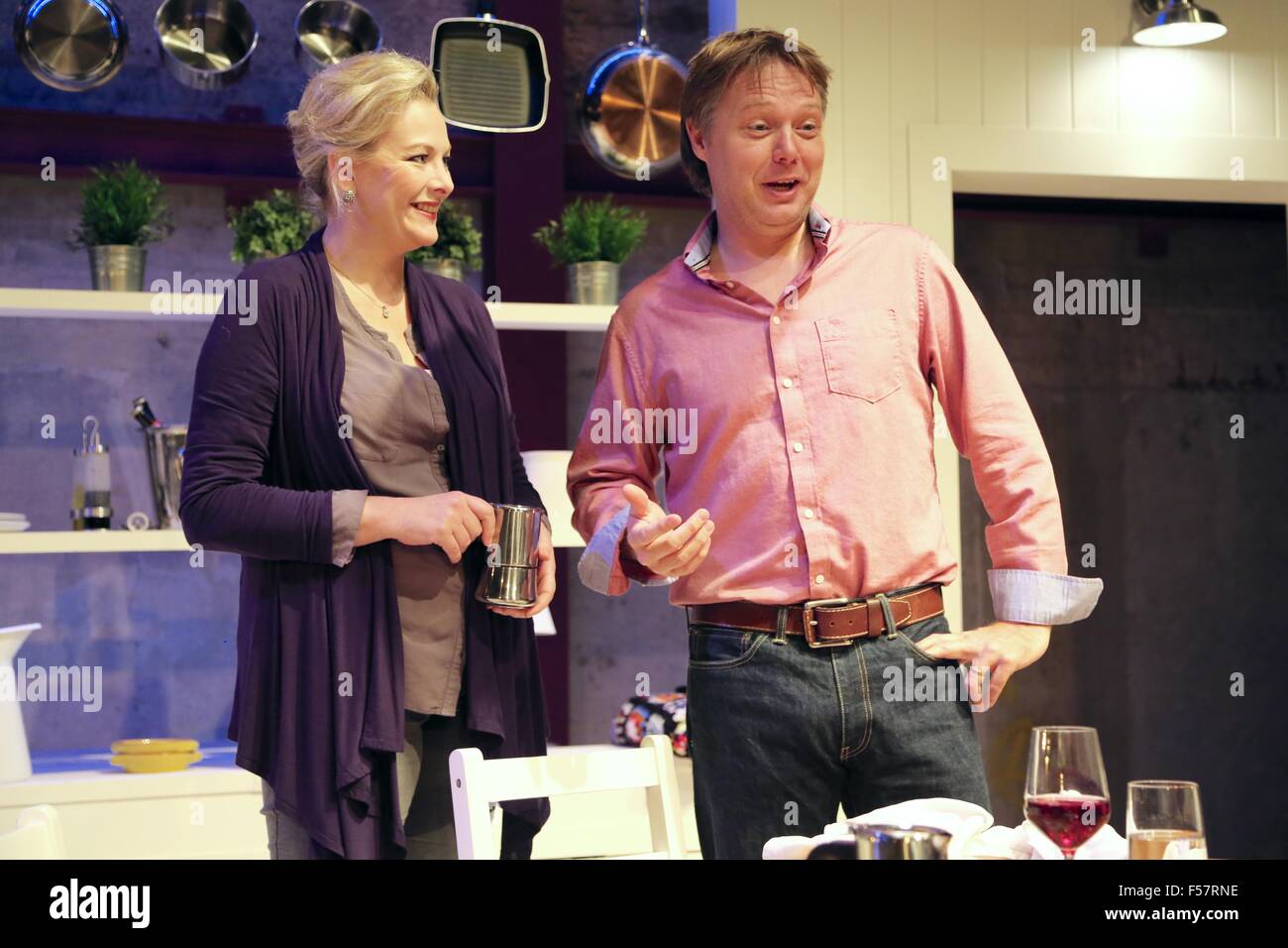 London, UK. 29th October, 2015. Shaun Dooley and Sara Stewart at the ...