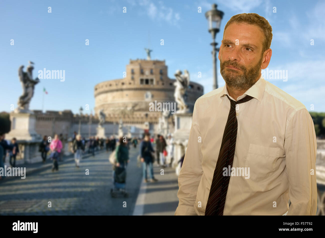 Person in white shirt posing hi-res stock photography and images - Alamy