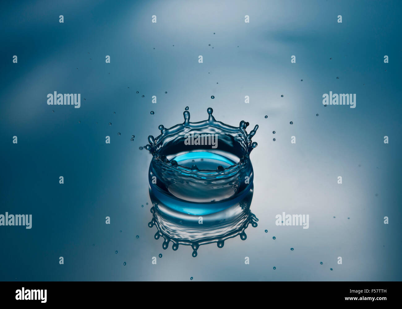 Studio water drop photography Stock Photo - Alamy