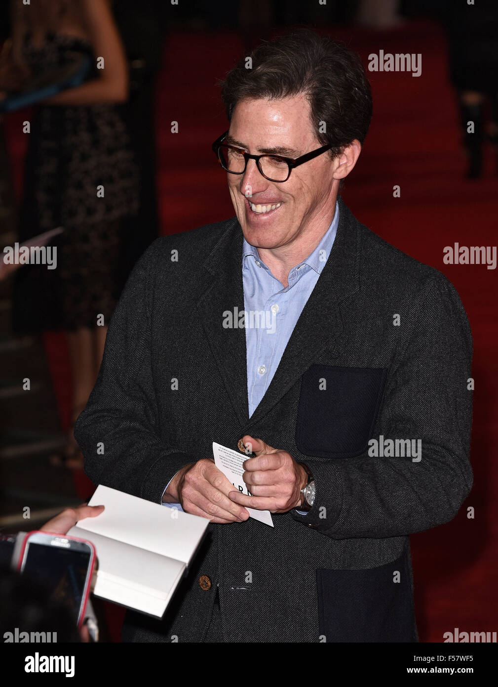 London, UK. Rob Brydon at the European Premiere of Burnt at Vue West ...