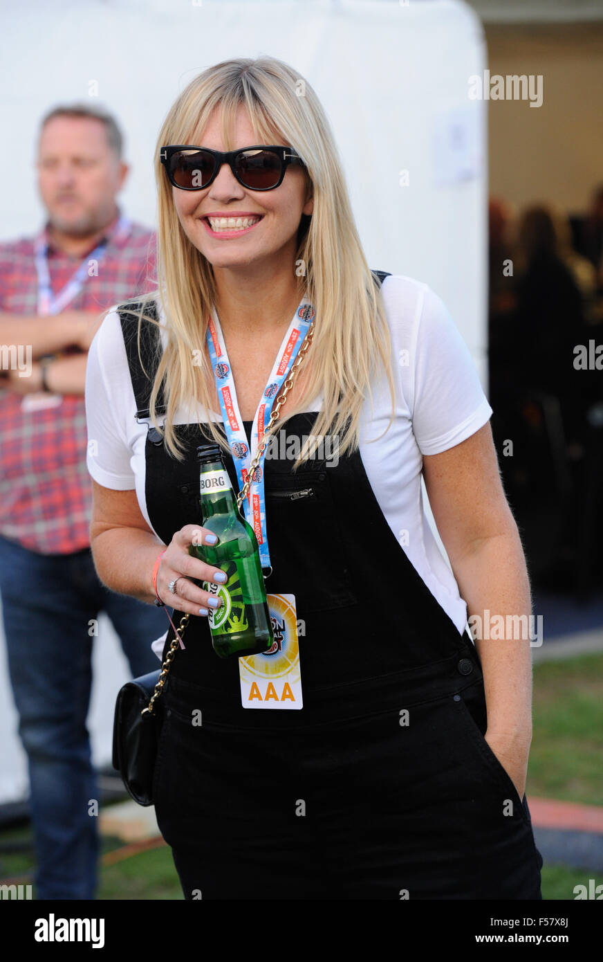 Kate Thornton backstage at Fusion Festival 2015 at Cofton Park in ...