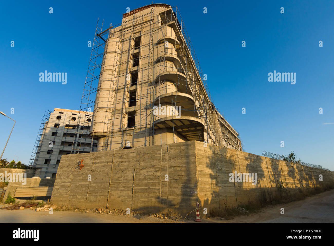 Construction of the new building Stock Photo - Alamy
