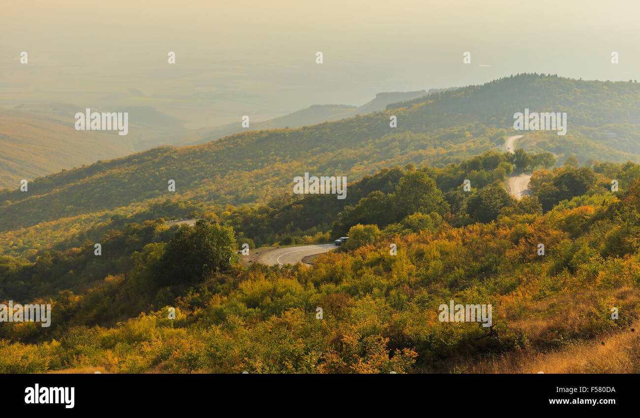 Ahsu pass in Azerbaijan Stock Photo - Alamy
