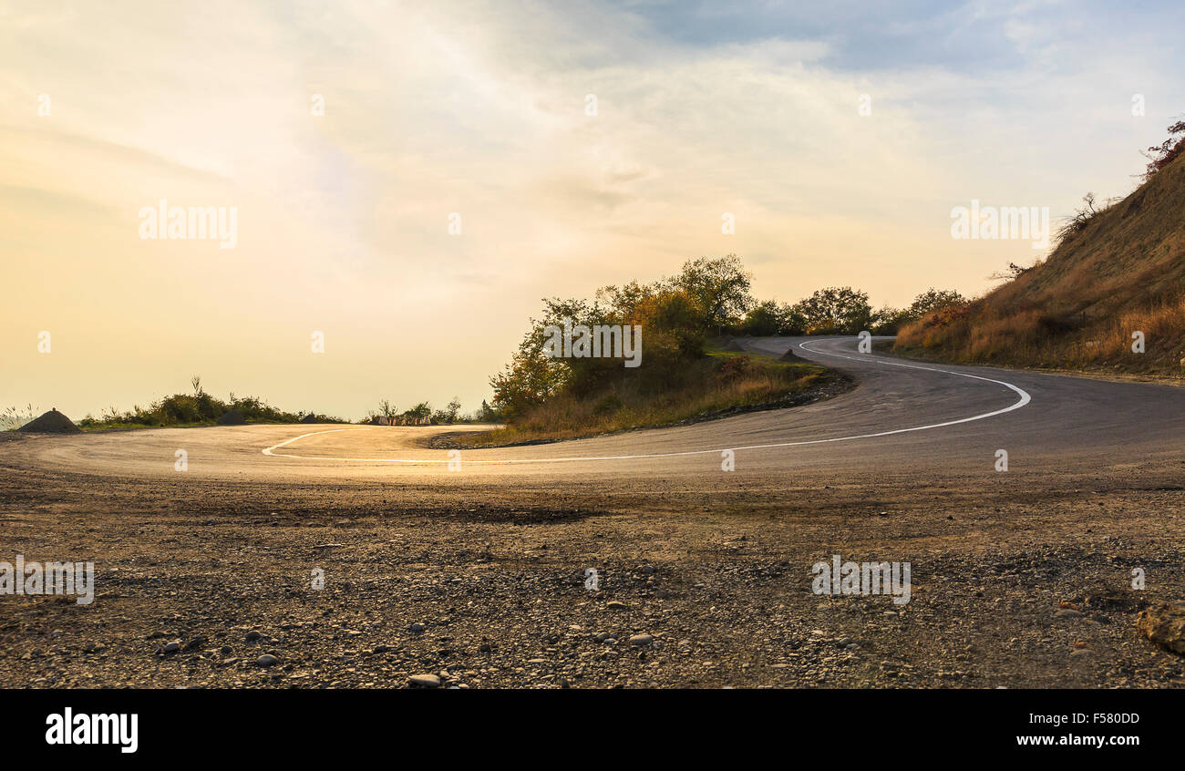Ahsu pass in Azerbaijan Stock Photo - Alamy