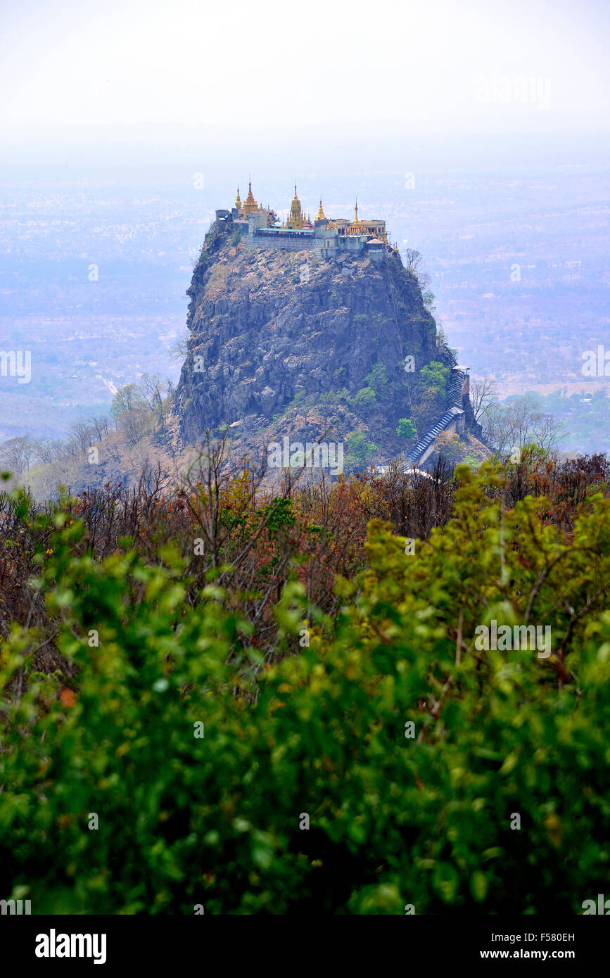 Mount popa the mountain nr bagan hi-res stock photography and images ...