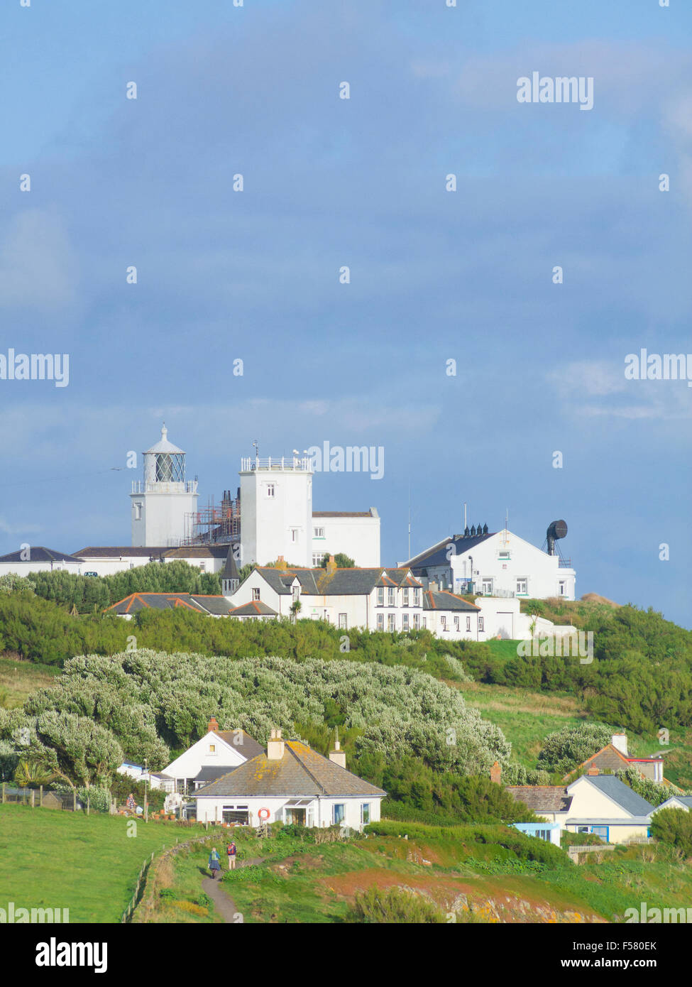 Lizard Point Lighthouse, Lizard Peninsula, Cornwall, England, UK Stock ...