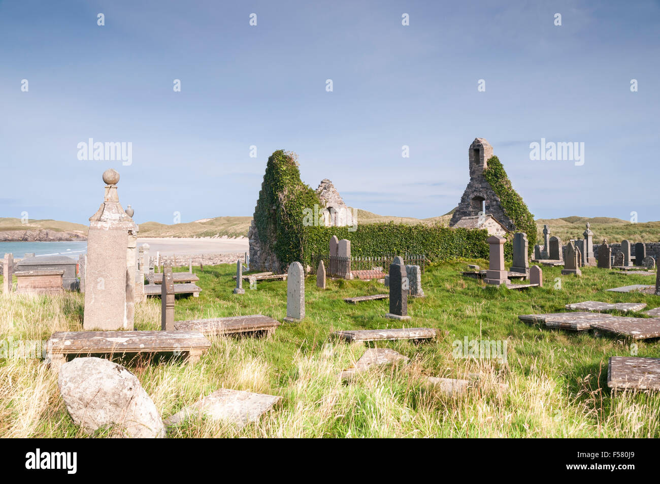 Balnakeil Church and bay, Durness, Sutherland, Scotland Stock Photo - Alamy