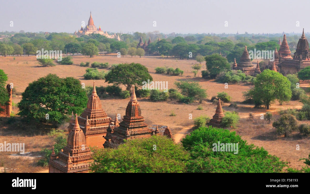 The ancient temples of Bagan, Myanmar (formerly Burma), Southeast Asia ...