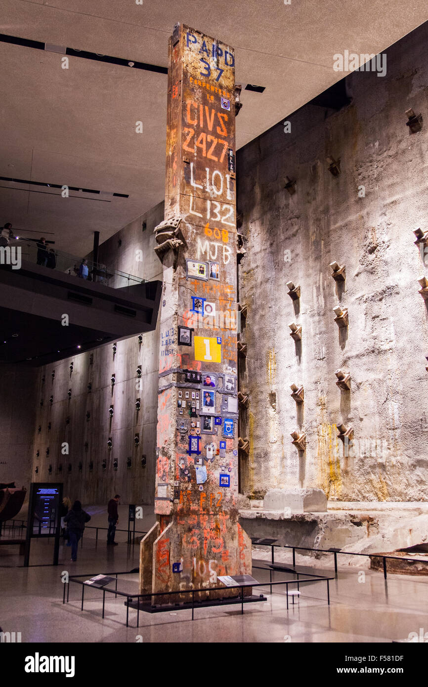Last Column from Ground Zero, National September 11 Memorial & Museum 9 ...