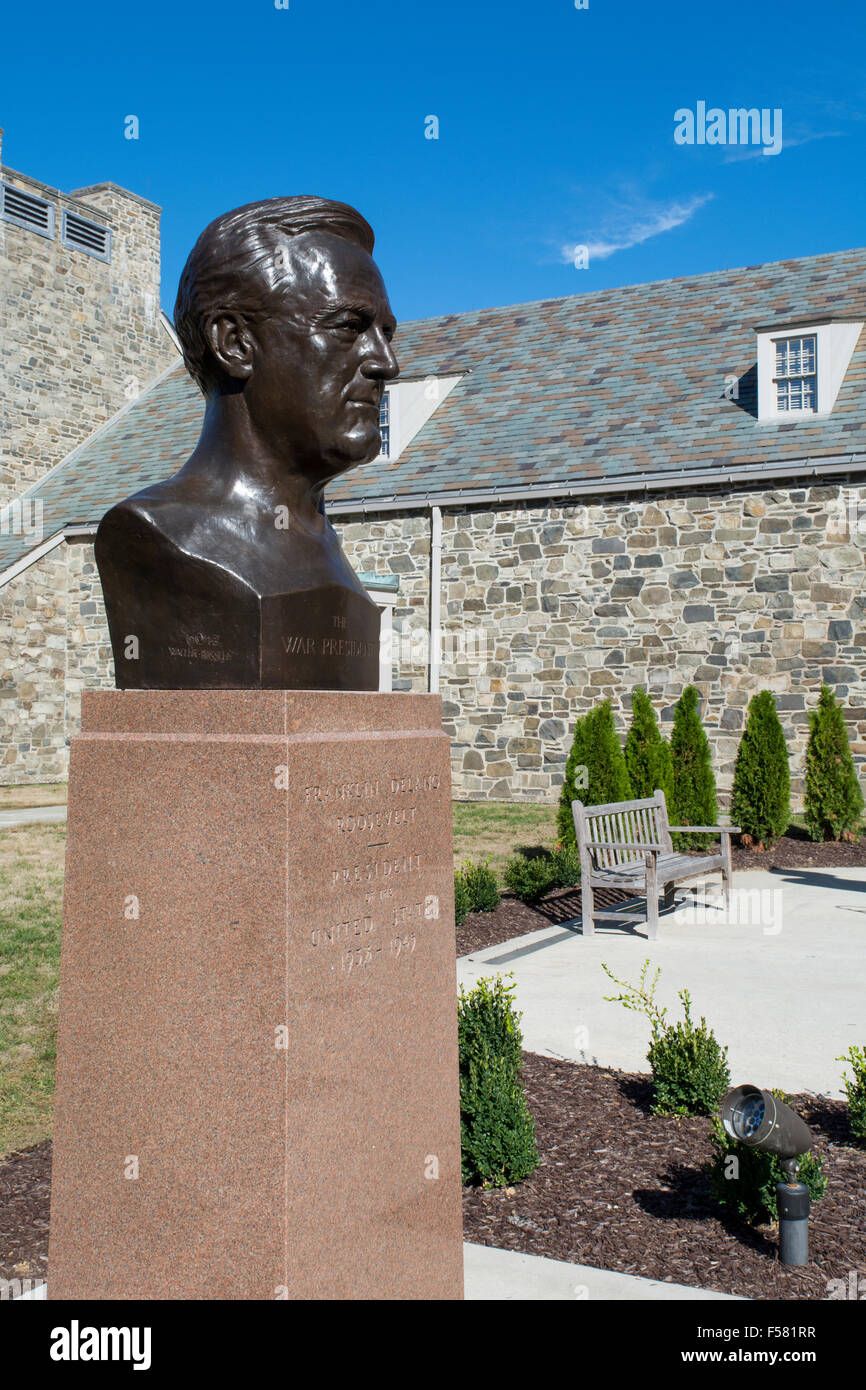 New York, Hyde Park. Home of FDR National Historic Site & National Park ...