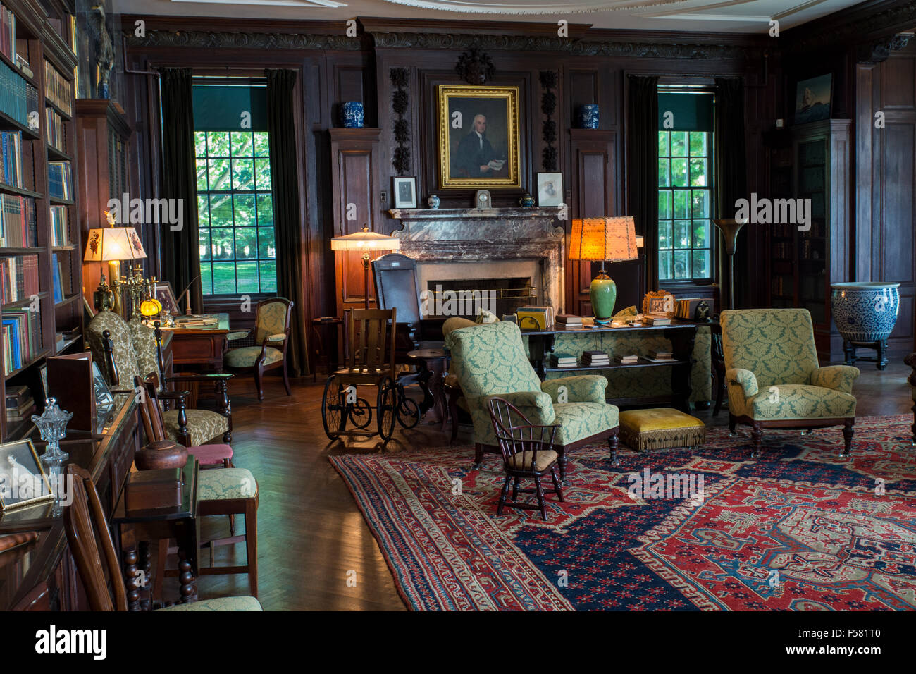 New York, Hyde Park. Home of FDR National Historic Site & National Park ...