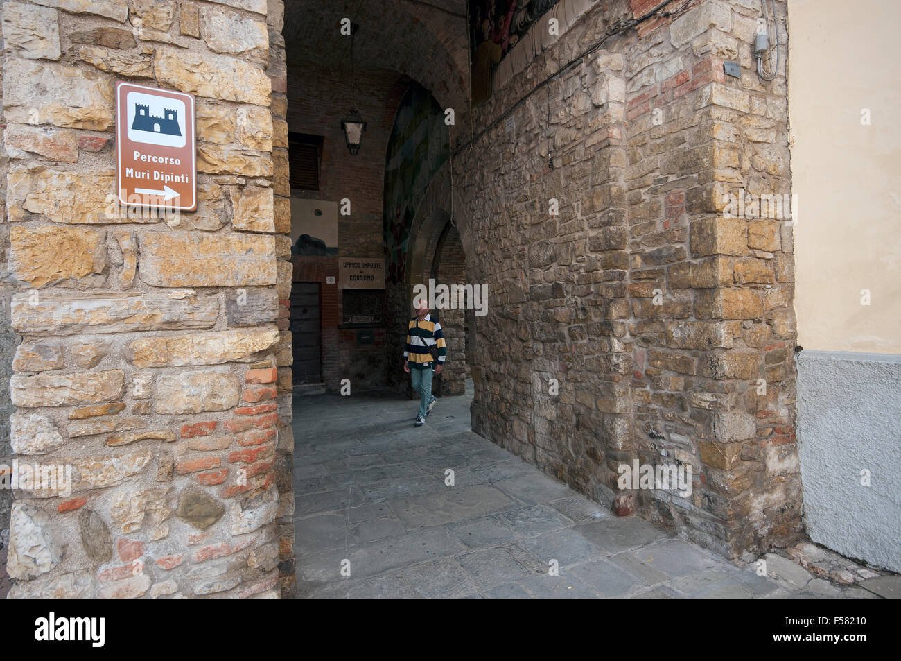 Mugnano, village of the painted walls, Umbria, Italy Stock Photo - Alamy