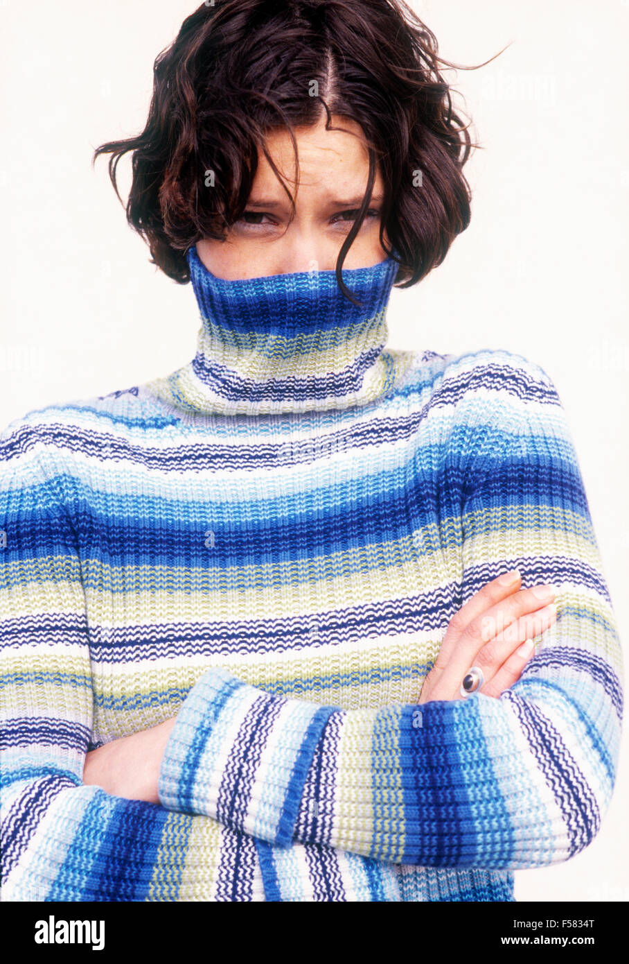 Young mid 20's woman with attitude Stock Photo - Alamy