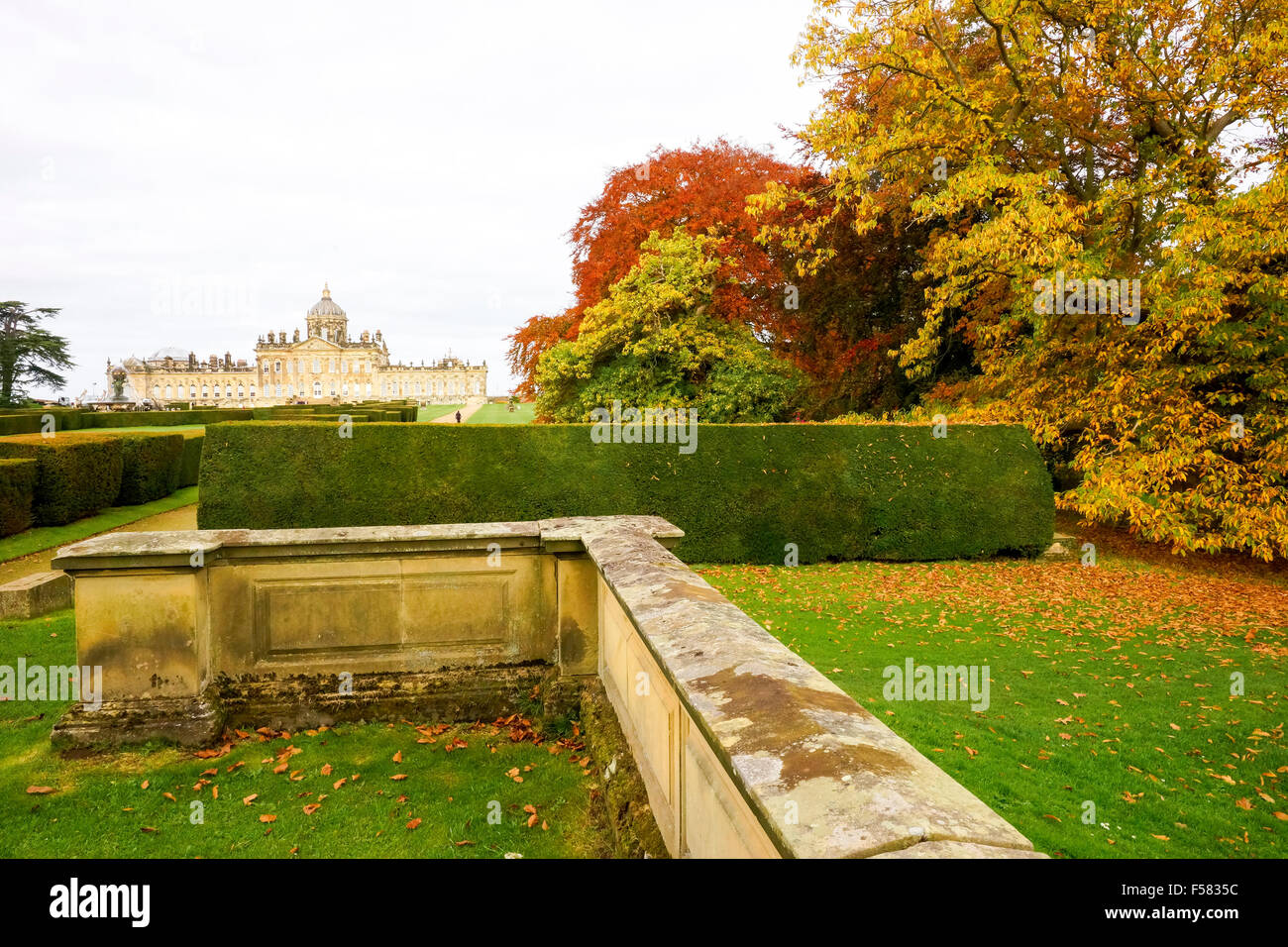 Castle Howard Gardens Stock Photo - Alamy