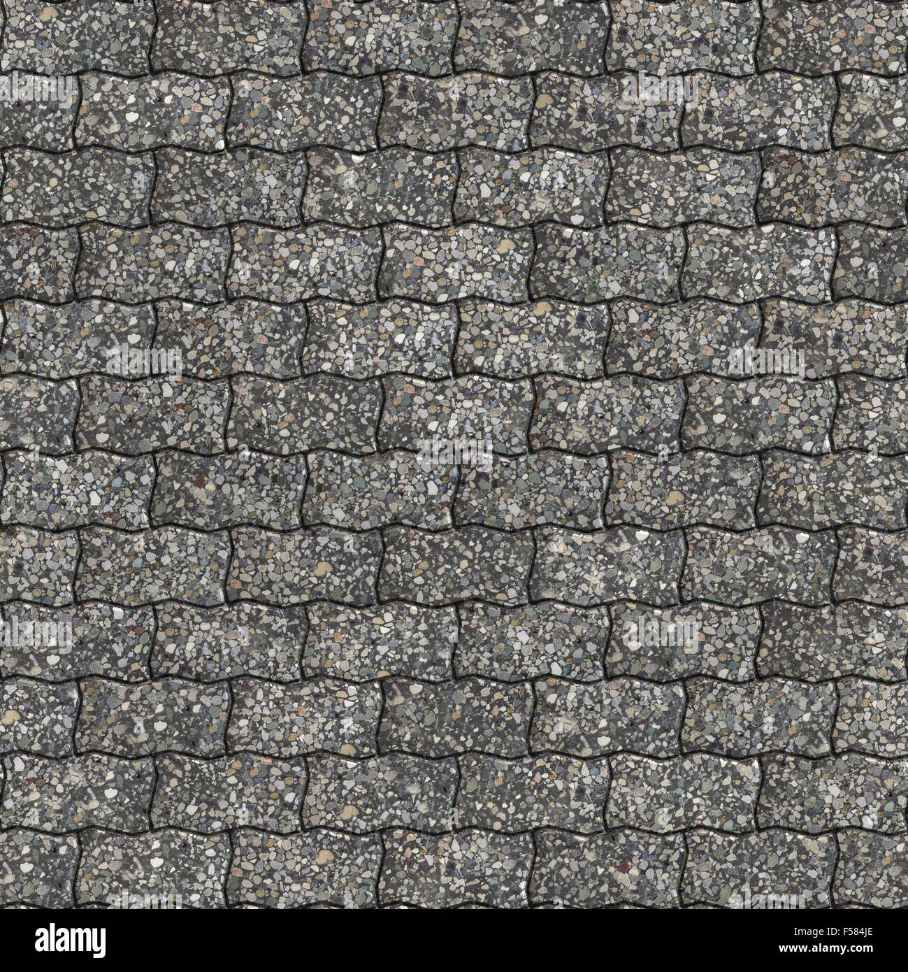 Multi-Colore Paving Slabs as Wavy Parallelograms. Seamless Tileable ...