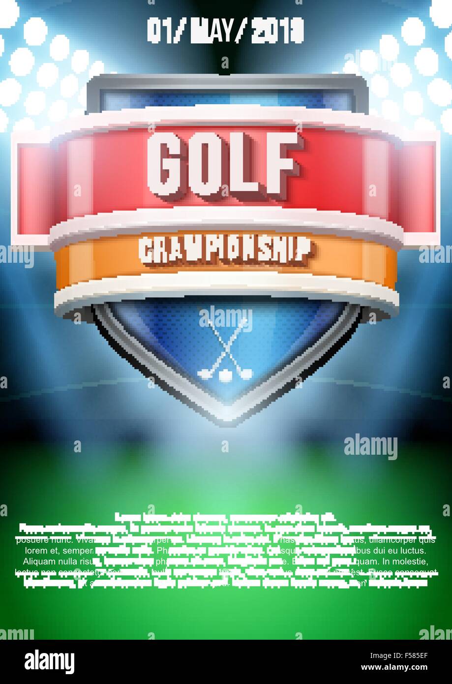 Championship golf posters hi-res stock photography and images - Alamy