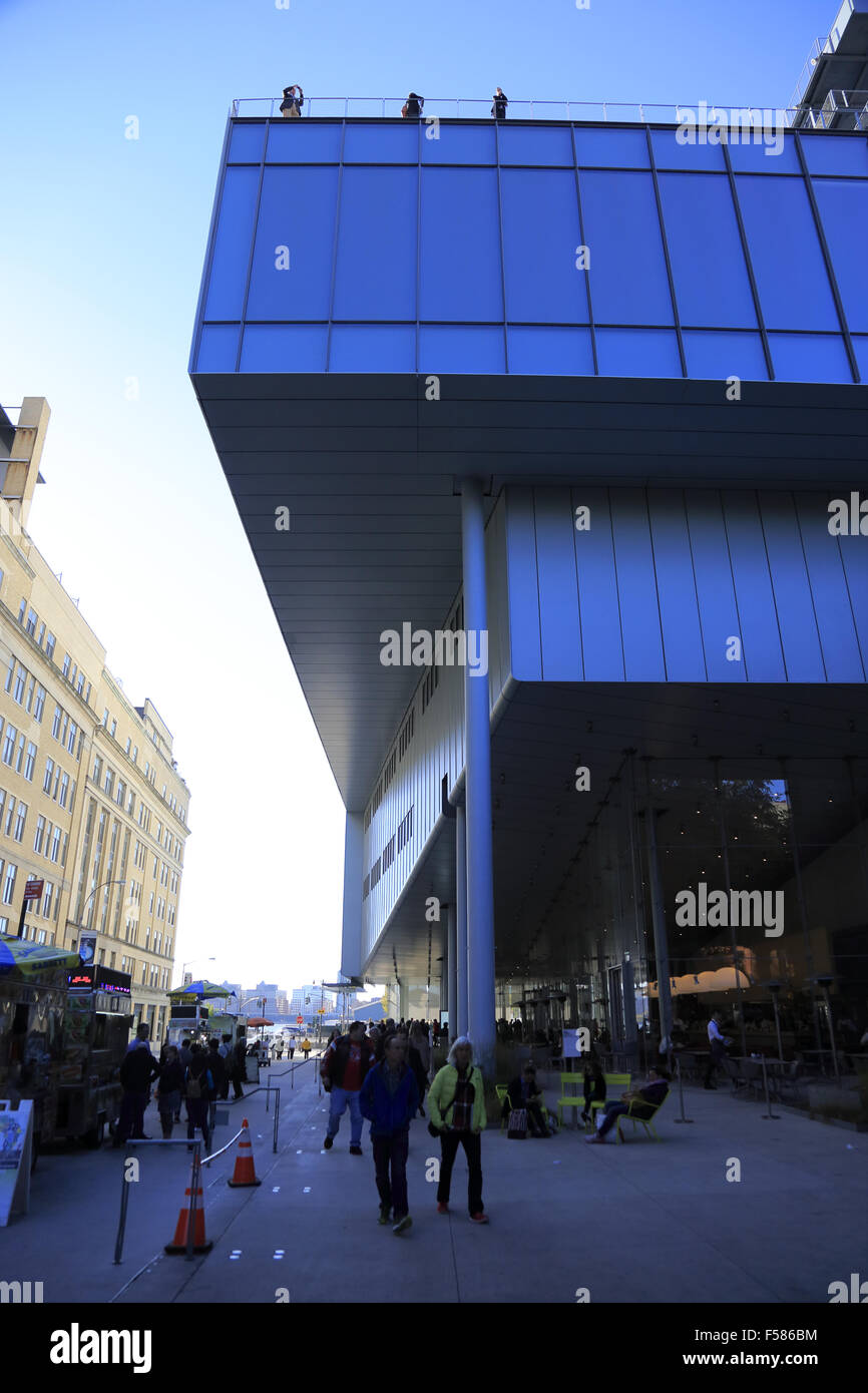 Whitney Museum of American Art in trendy Meatpacking district in Lower ...