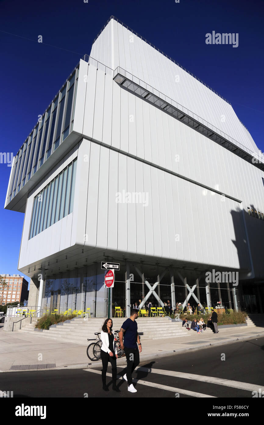 Whitney Museum of American Art in trendy Meatpacking district in Lower ...
