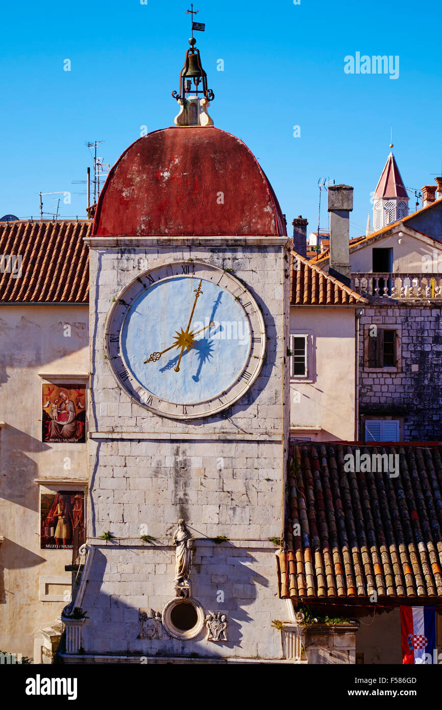 Clock tower trogir croatia hi-res stock photography and images - Alamy