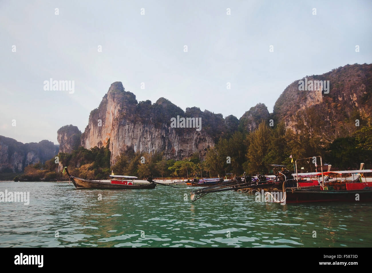 Beautiful cozy bay boats hi-res stock photography and images - Alamy