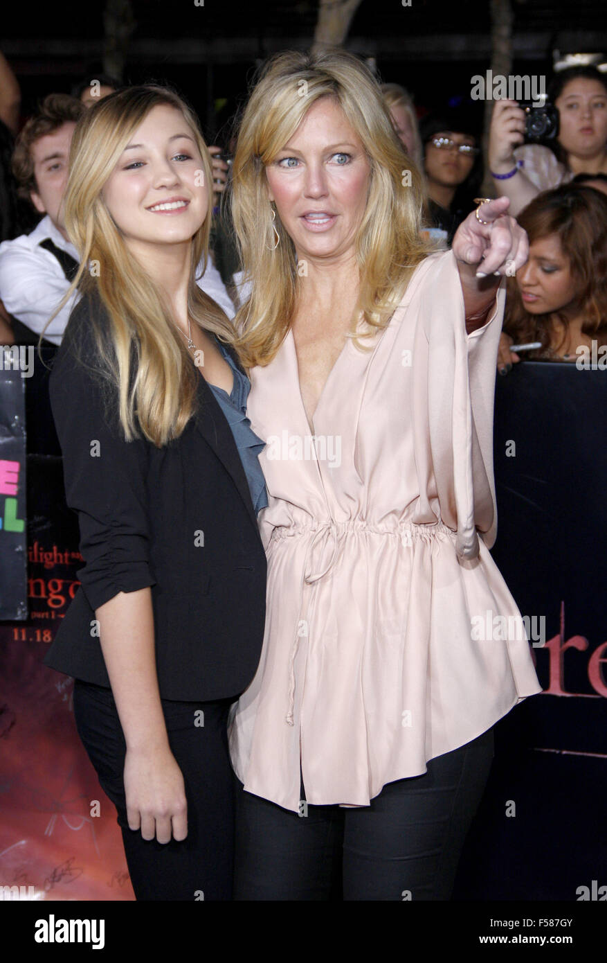 Heather Locklear and Ava Sambora at the Los Angeles premiere of "The ...