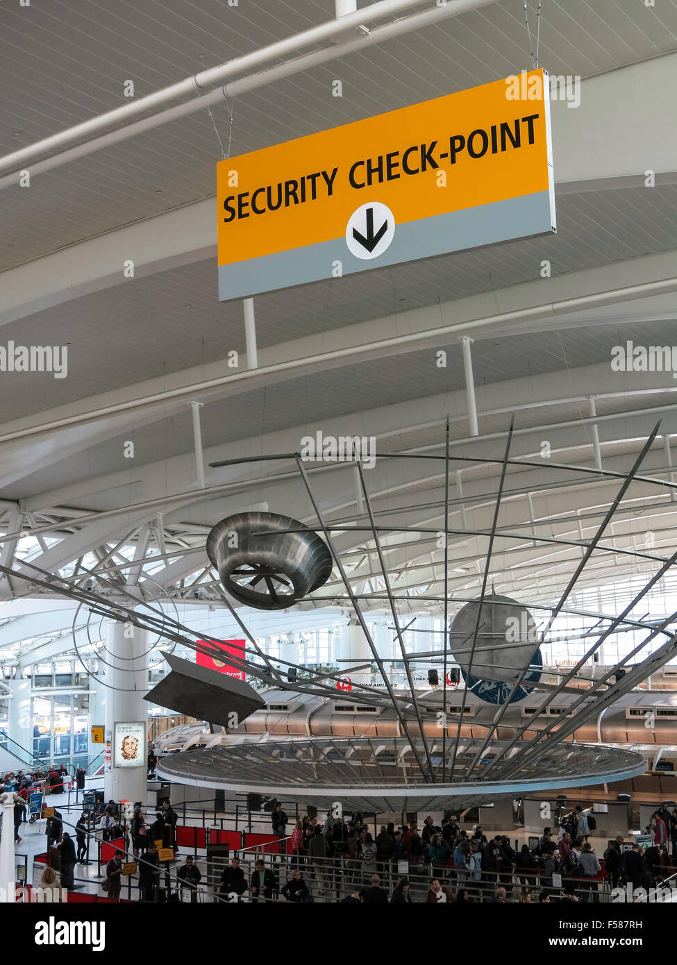 Check point sign airport usa hi-res stock photography and images - Alamy