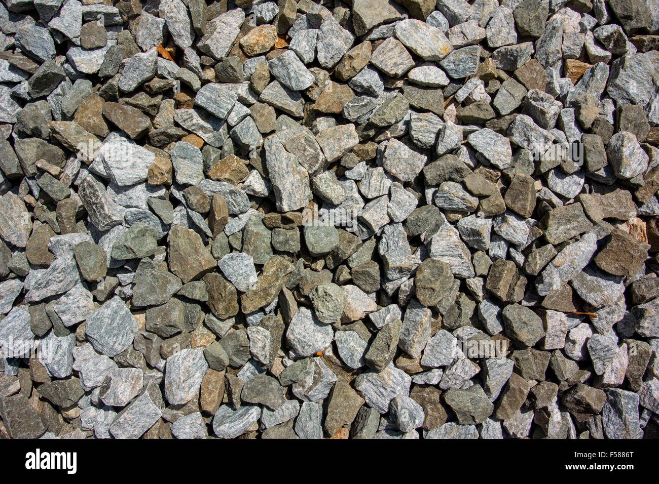 Background image of gravel rocks wide view Stock Photo - Alamy
