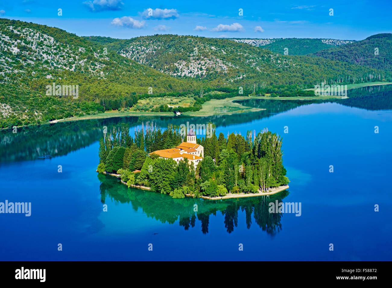 Croatia, Dalmatia, Sibenik-Knin, Krka National Park, Roman Catholic ...