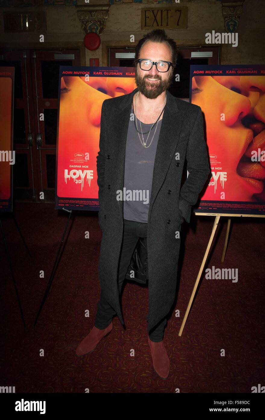 New York, NY, USA. 29th Oct, 2015. Johan Lindeberg at arrivals for LOVE ...