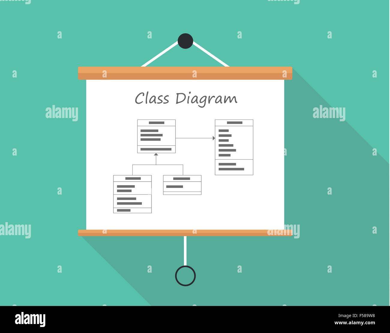 uml unified modelling language class diagram Stock Vector Image & Art ...