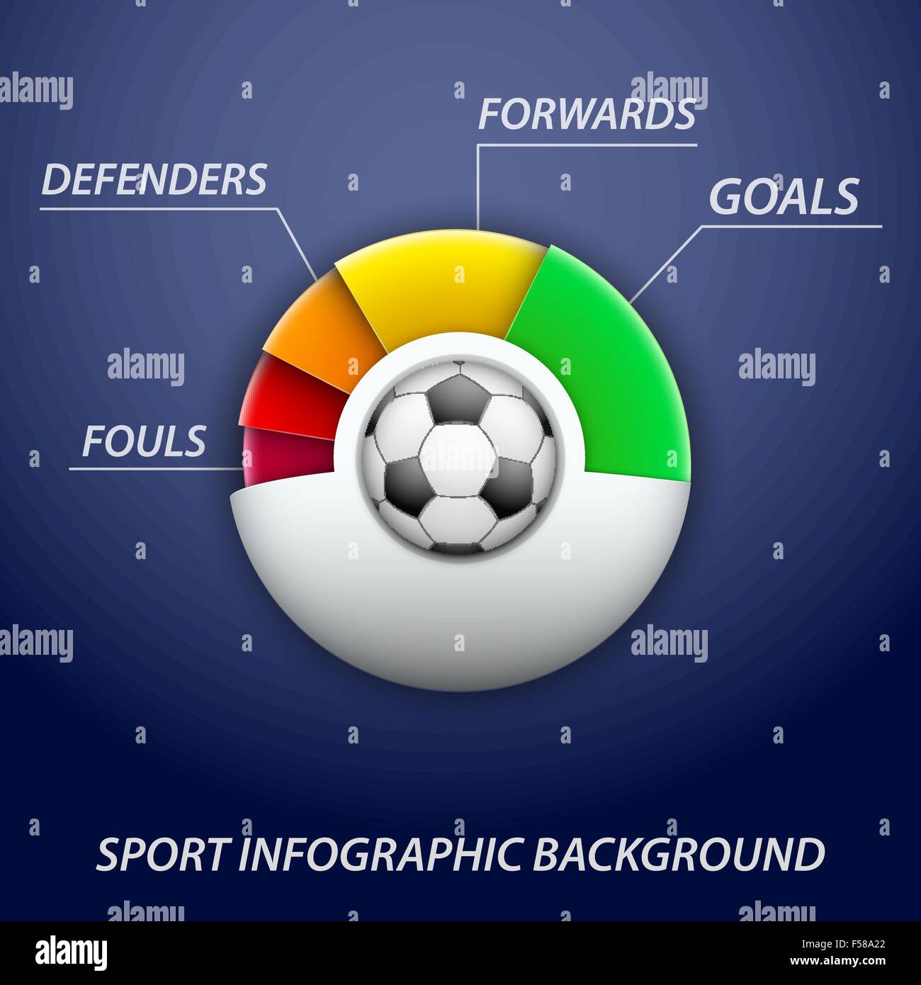 Concept statistics about the game of soccer Stock Vector Image & Art ...