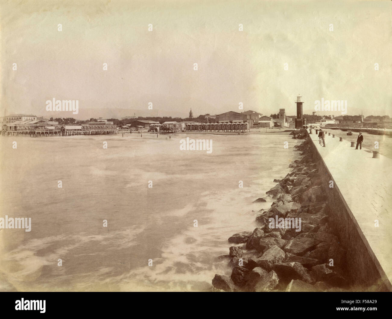 Viareggio from the pier hi-res stock photography and images - Alamy