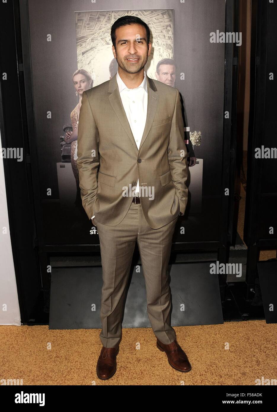 Culver City, CA. 29th Oct, 2015. Mohammad Saad Siddiqui at arrivals for ...