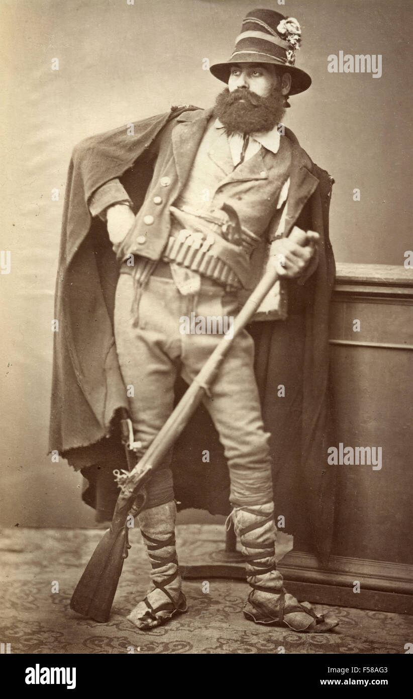 A brigand, Italy Stock Photo - Alamy