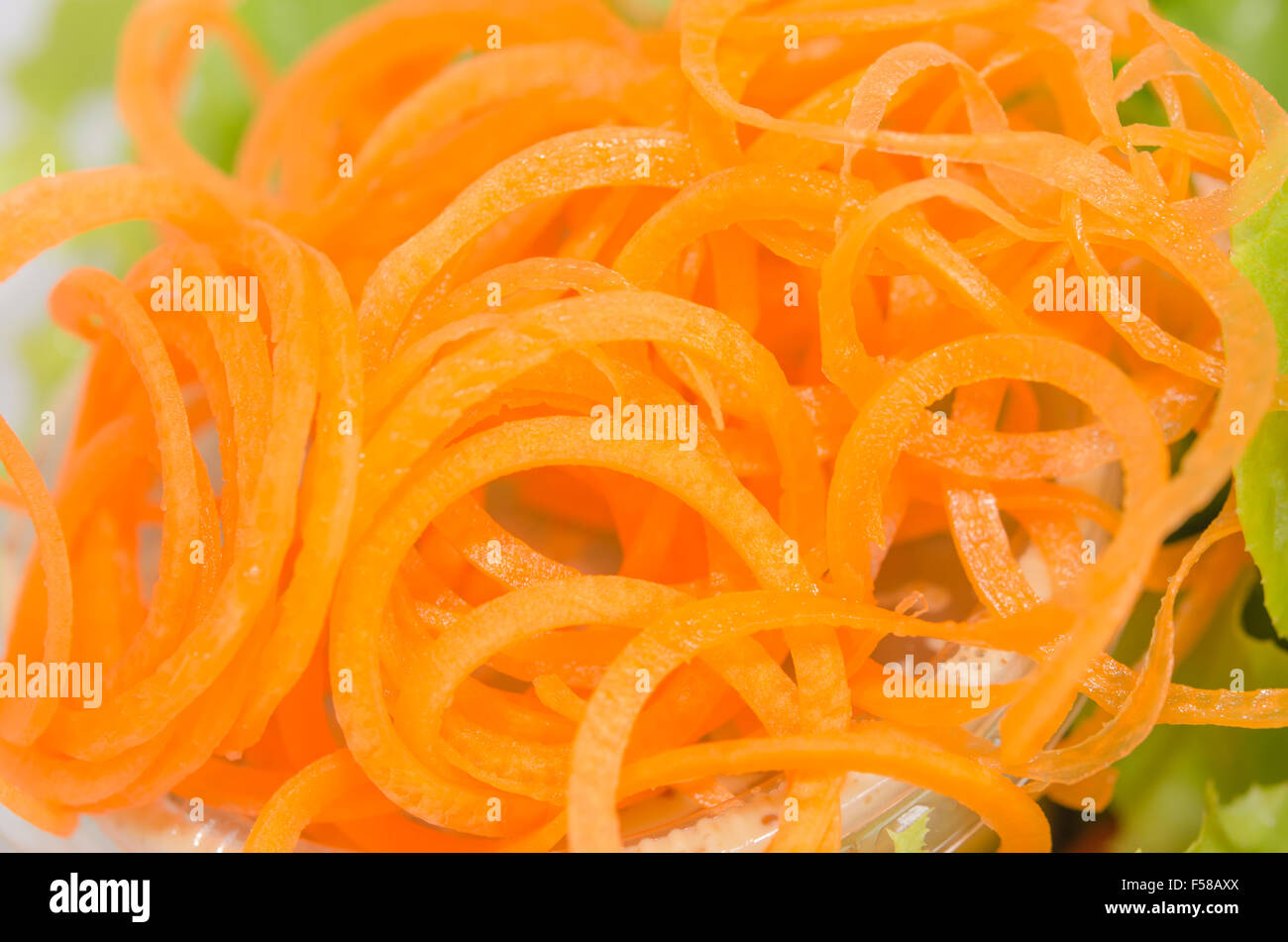Carrots, cut into strips Stock Photo - Alamy