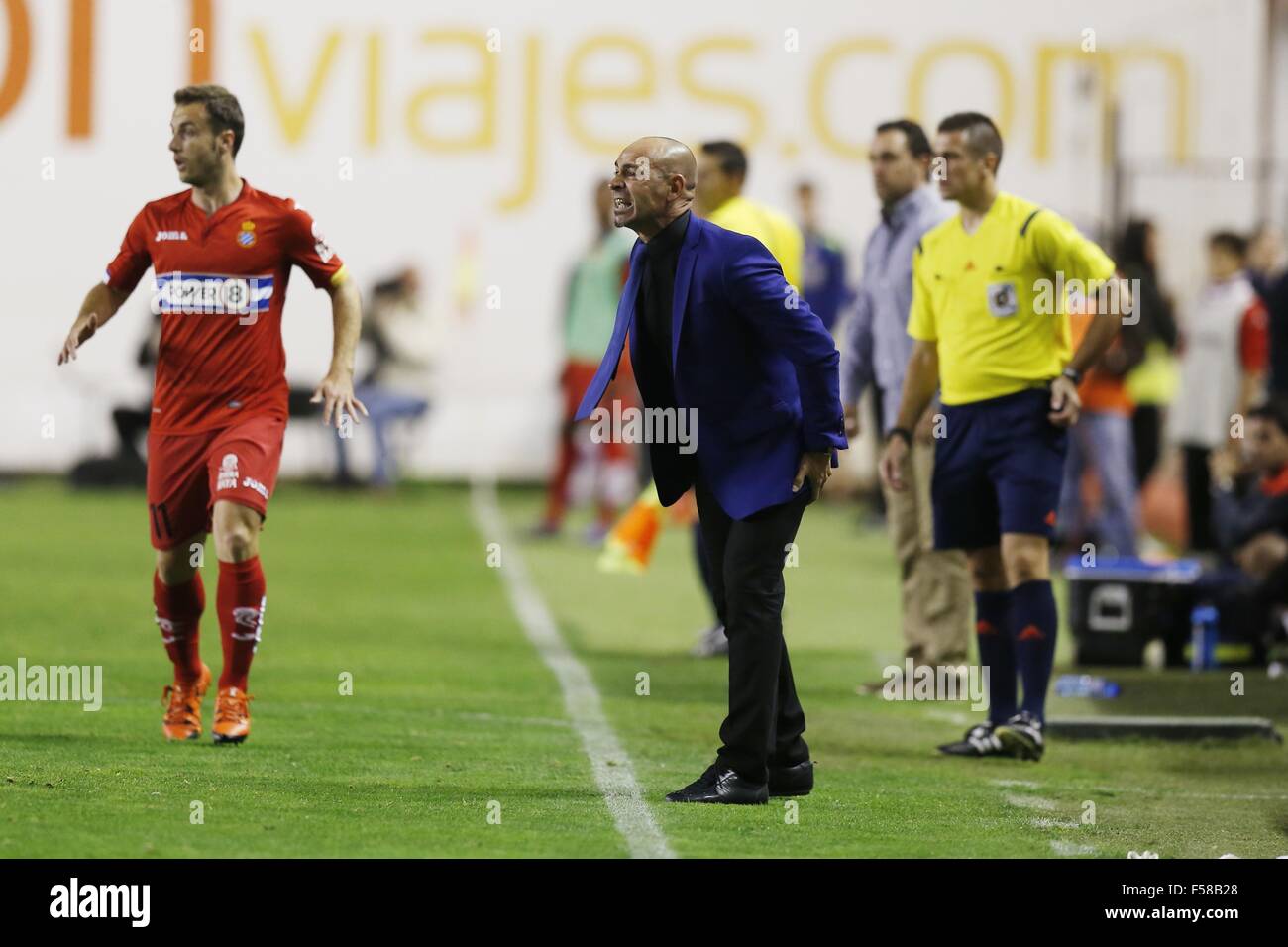 Madrid, Spain. 23rd Oct, 2015. Paco Jemez (Rayo) Football/Soccer ...