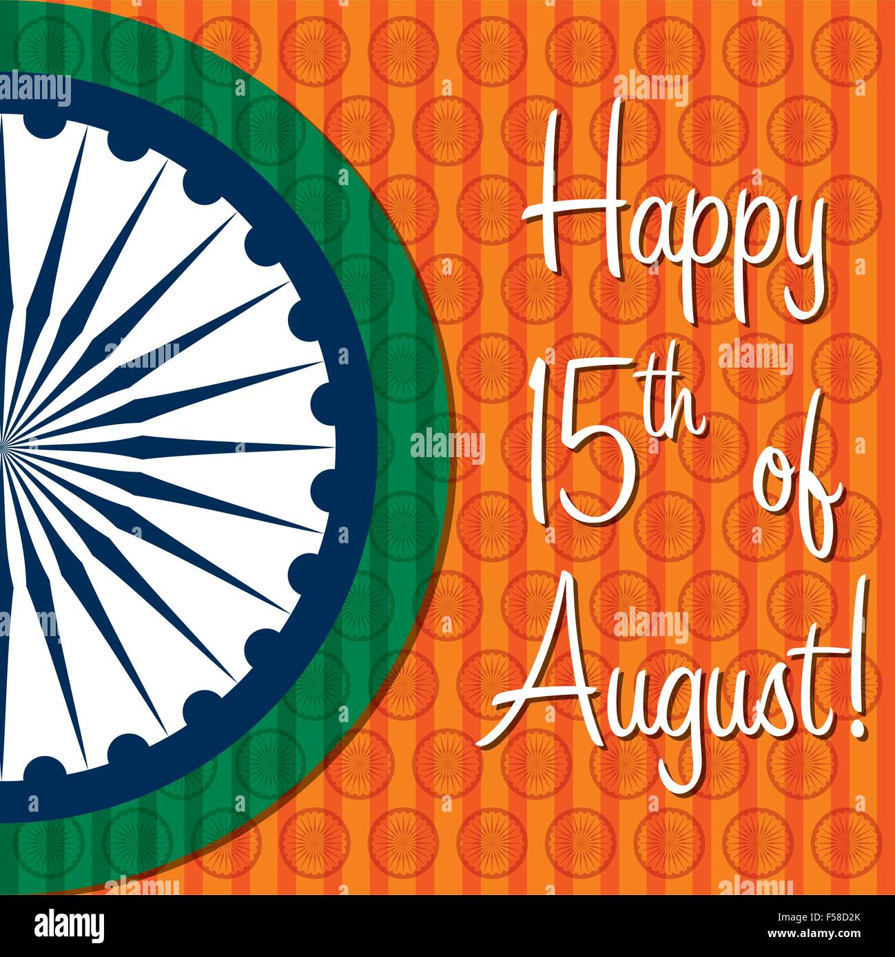 Happy Independence Day India card in vector format Stock Vector Image ...