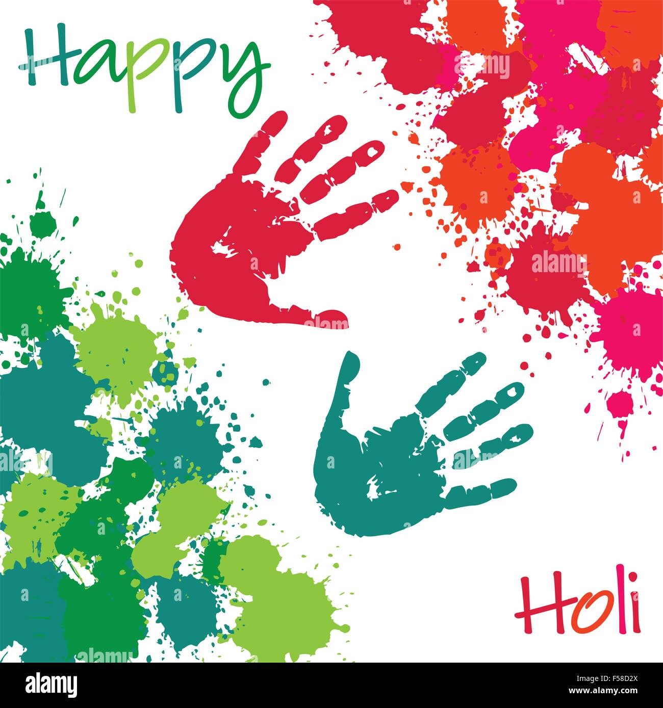 Happy Holi card in vector format Stock Vector Image & Art - Alamy