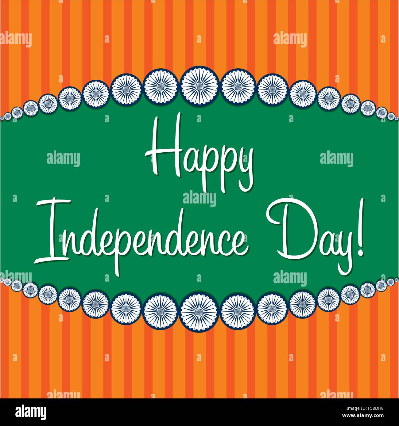 Happy Independence Day India card in vector format Stock Vector Image ...