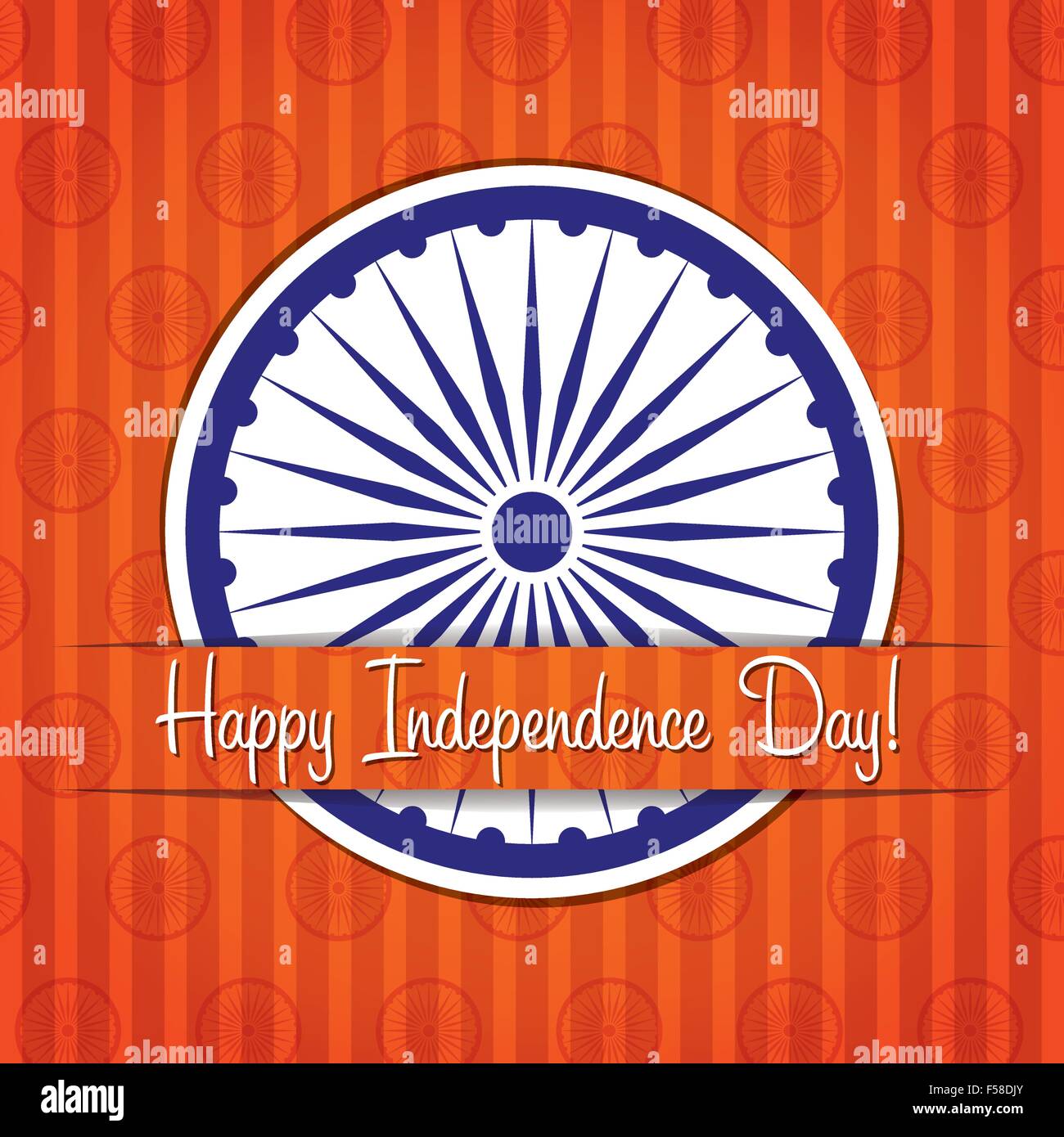 Happy Independence Day India card in vector format Stock Vector Image ...