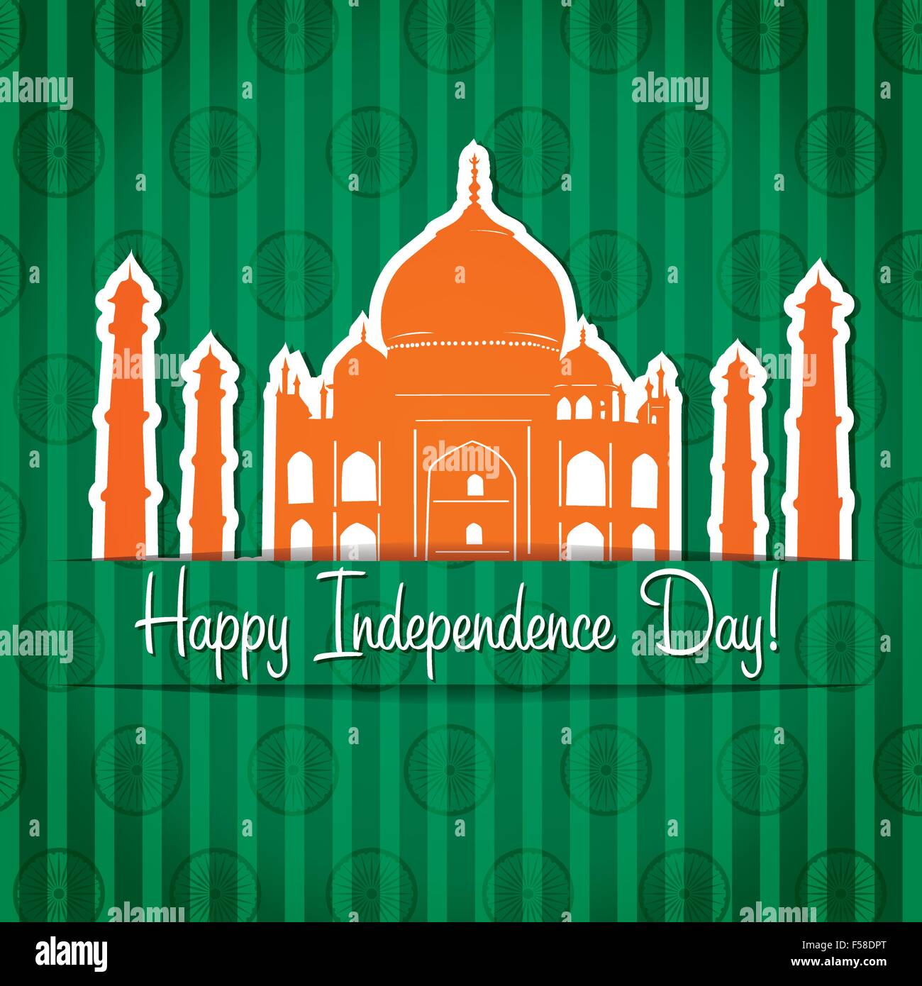 Happy Independence Day India card in vector format Stock Vector Image ...