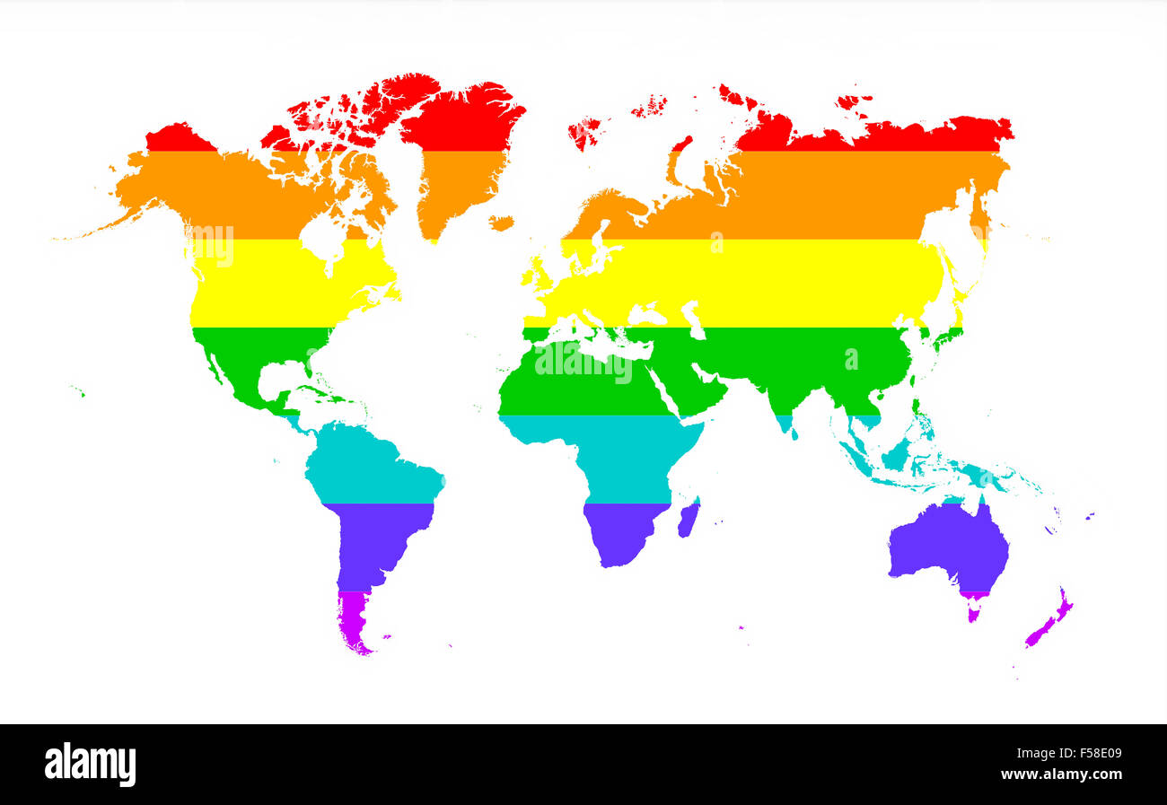 World map locations hi-res stock photography and images - Alamy