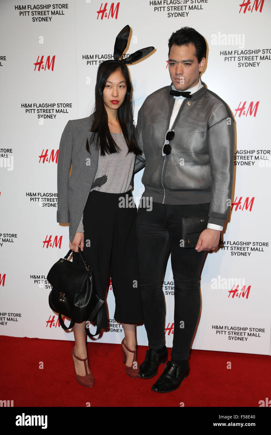 Sydney, Australia. 29 October 2015. Pictured: Cissy Zhang and Warren ...